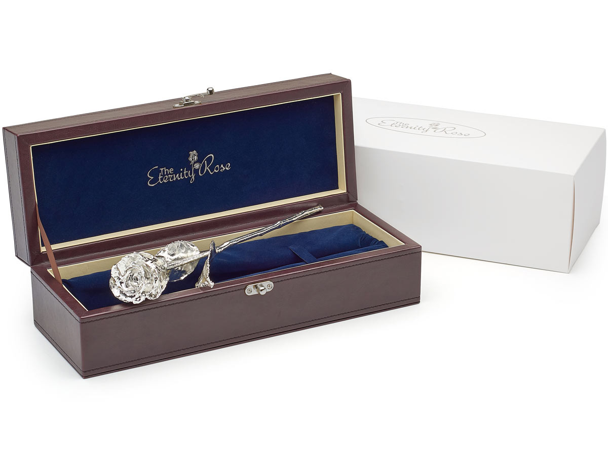 Silver Rose – 25th Anniversary Gift | UK